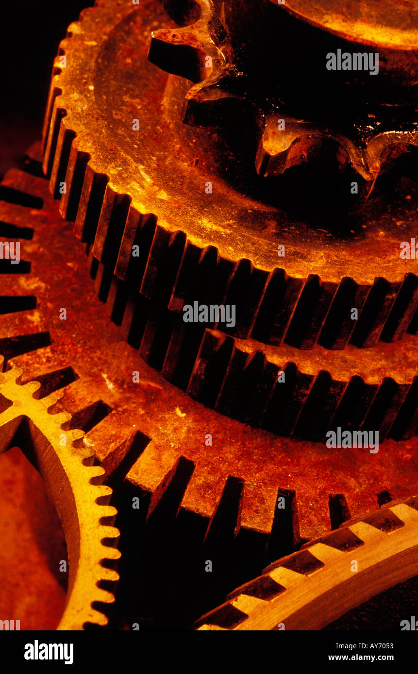 Old rusty gears Stock Photo - Alamy