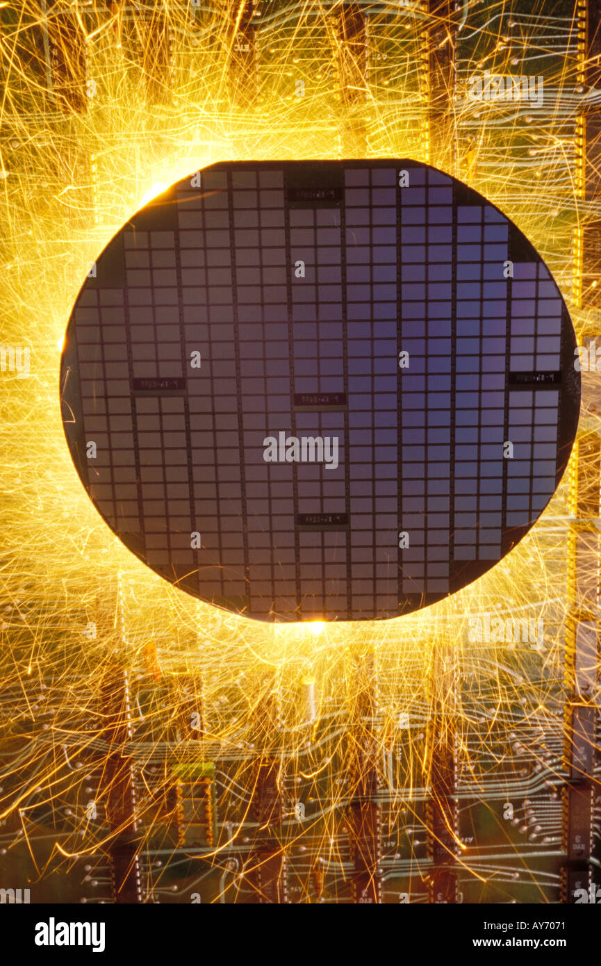 Silcon wafer hi-res stock photography and images - Alamy