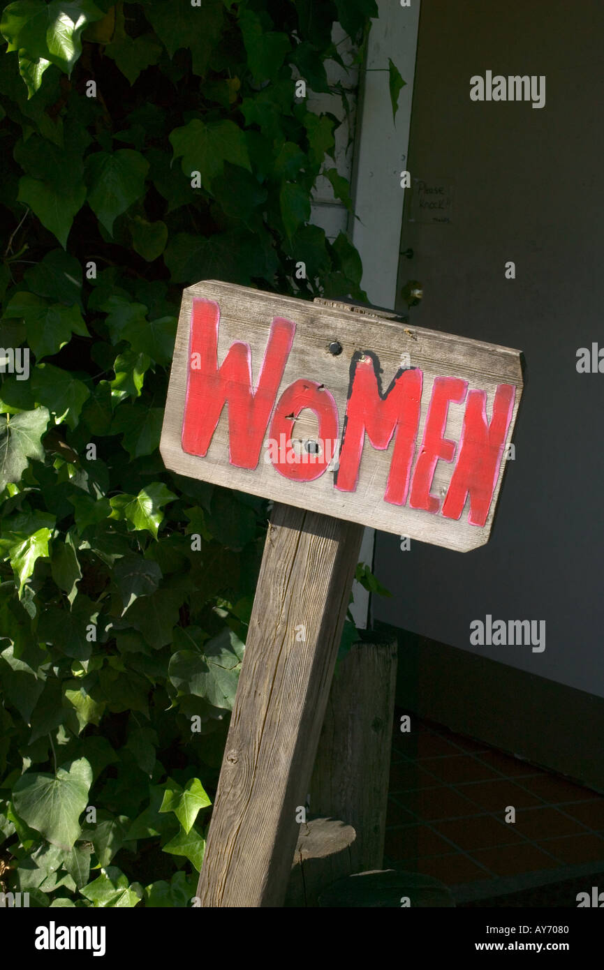 Women sign post Stock Photo - Alamy