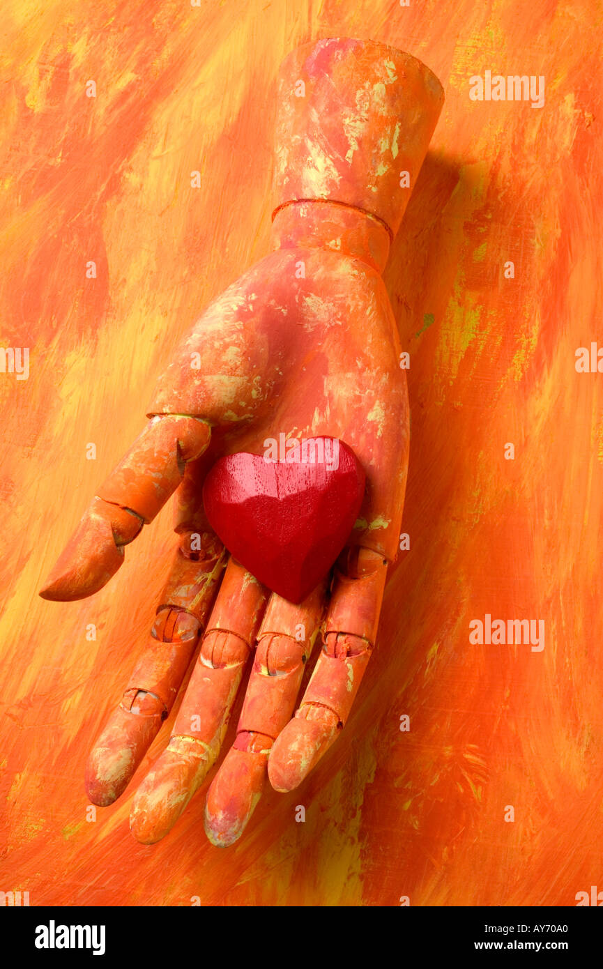 Hand heart icon hi-res stock photography and images - Alamy