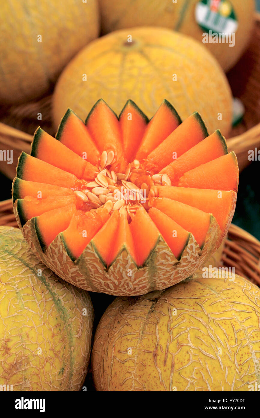 Melon in cavaillon hi-res stock photography and images - Alamy