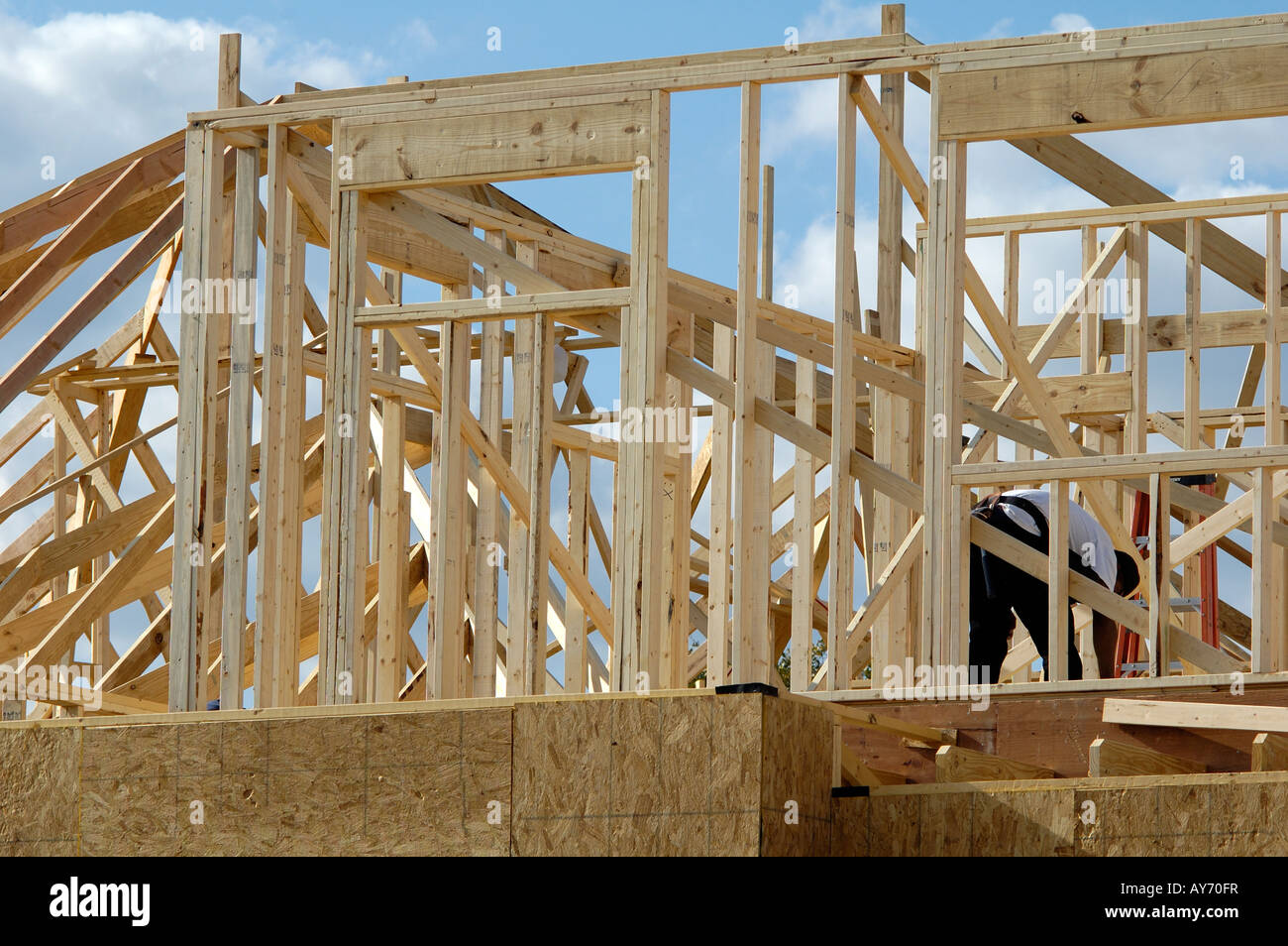 Structure of new home Stock Photo - Alamy