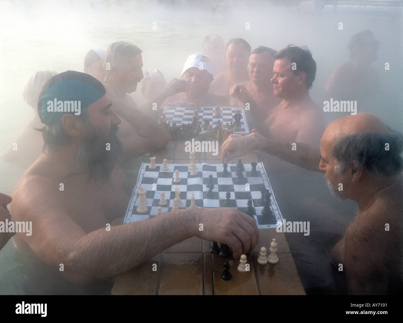 Szechenyi bath in the winter hi-res stock photography and images - Alamy