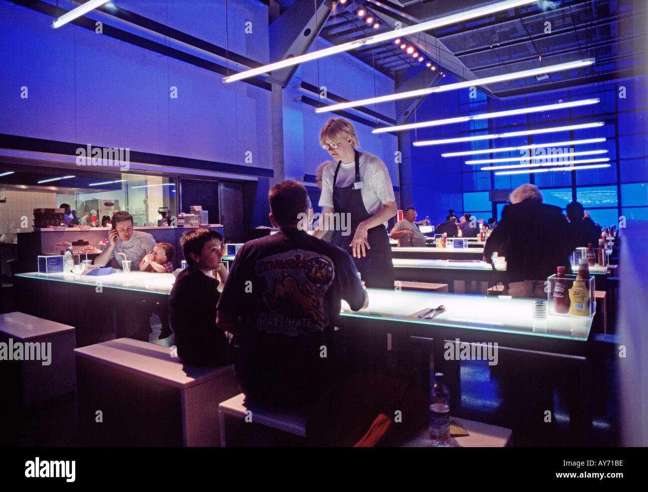 London Science Museum Cafe Stock Photo - Alamy