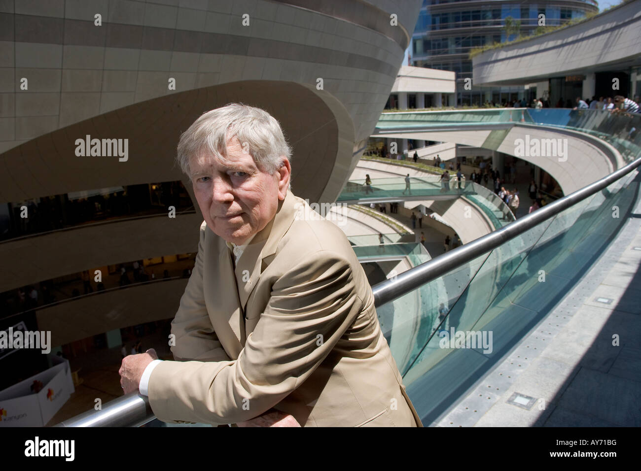 Jon Jerde head of the architectural design company Kanyon shopping mall ...