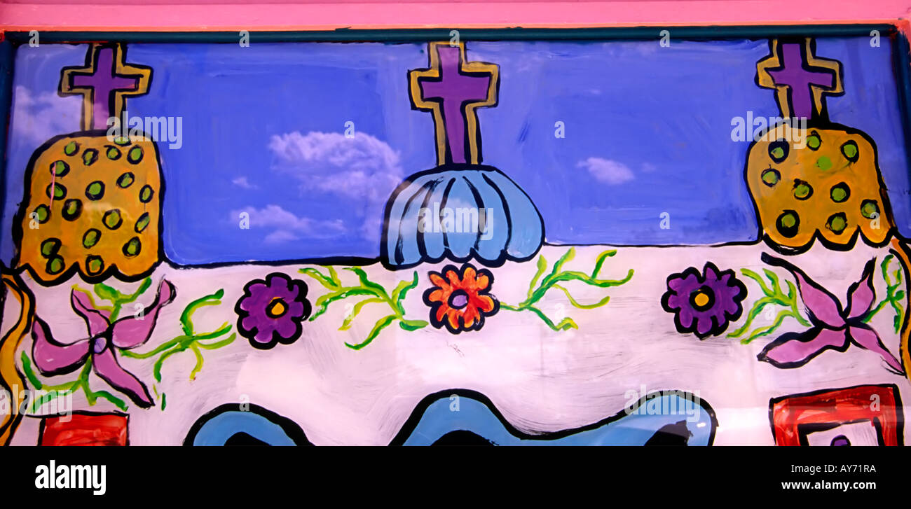 Art galleries are painted and decorated for the annual ZOZO Street Fair ...