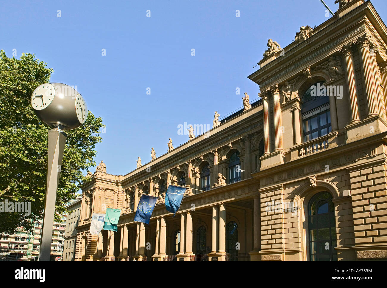 stock exchange Frankfurt Hessen Europe Germany finance business ...