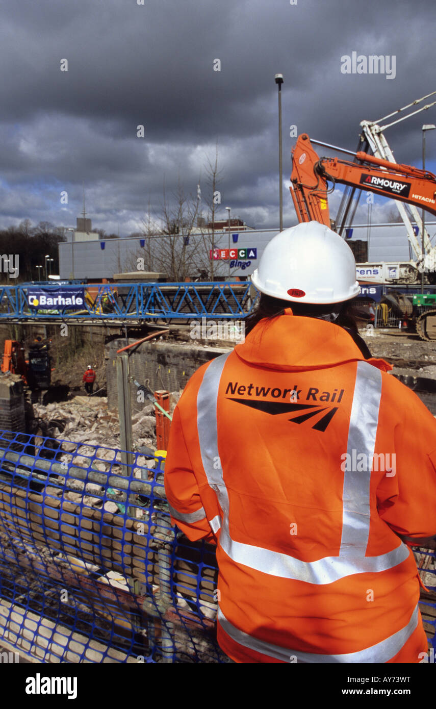 Network Rail Employee Stock Photo - Alamy