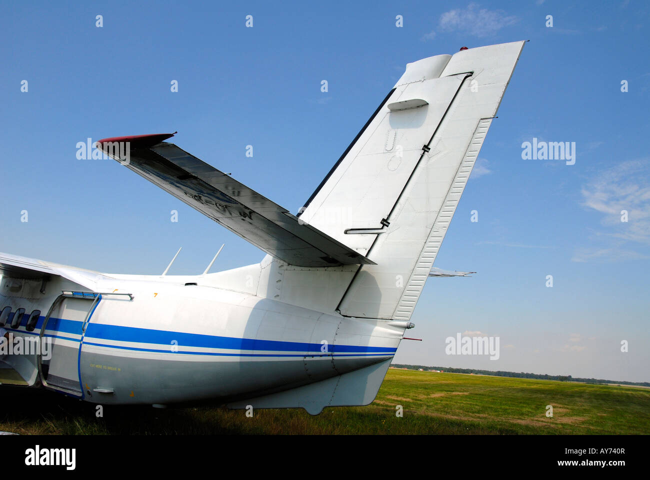 Small old aircraft close-ups Stock Photo - Alamy