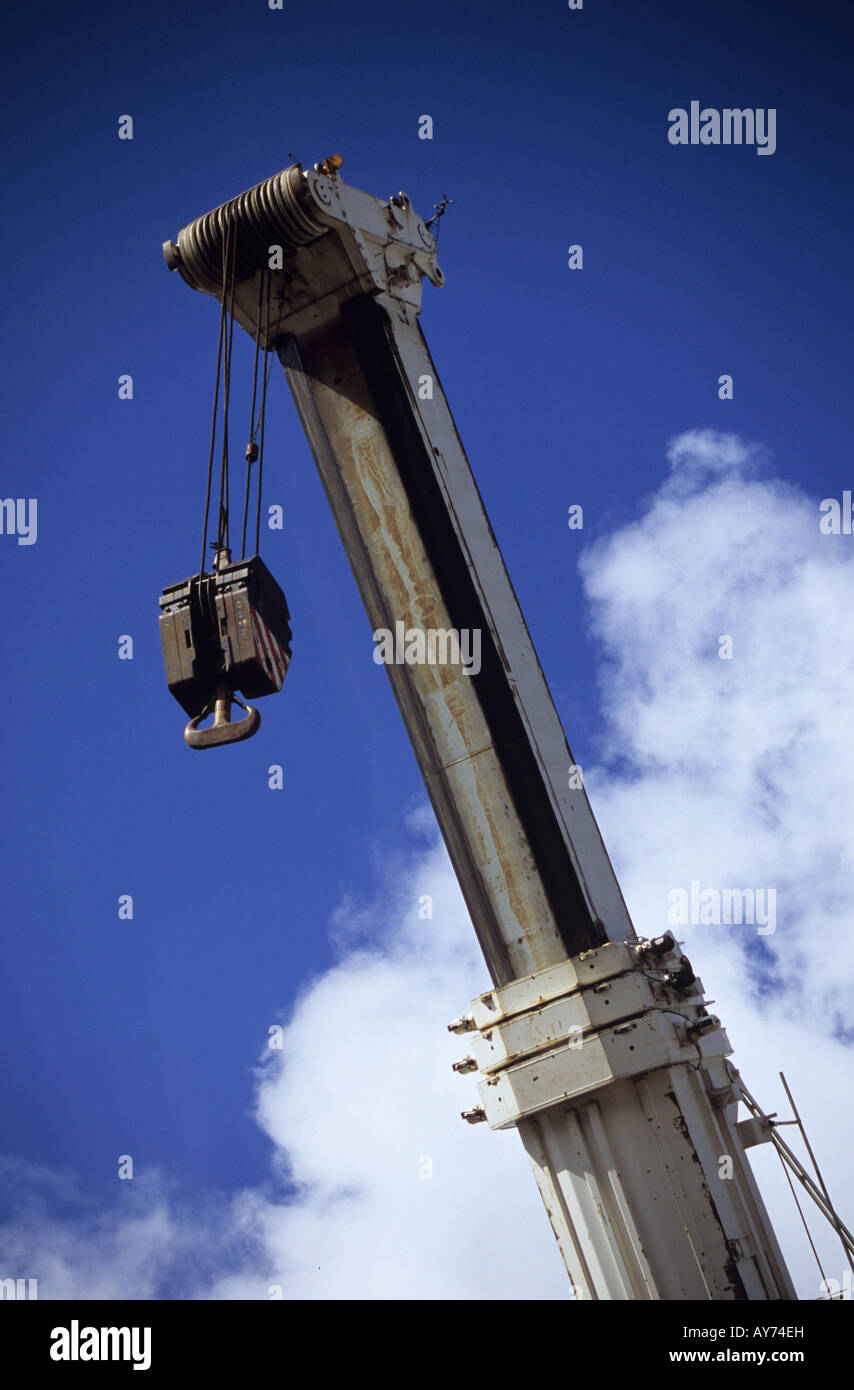 Jib Of Crane Stock Photo - Alamy