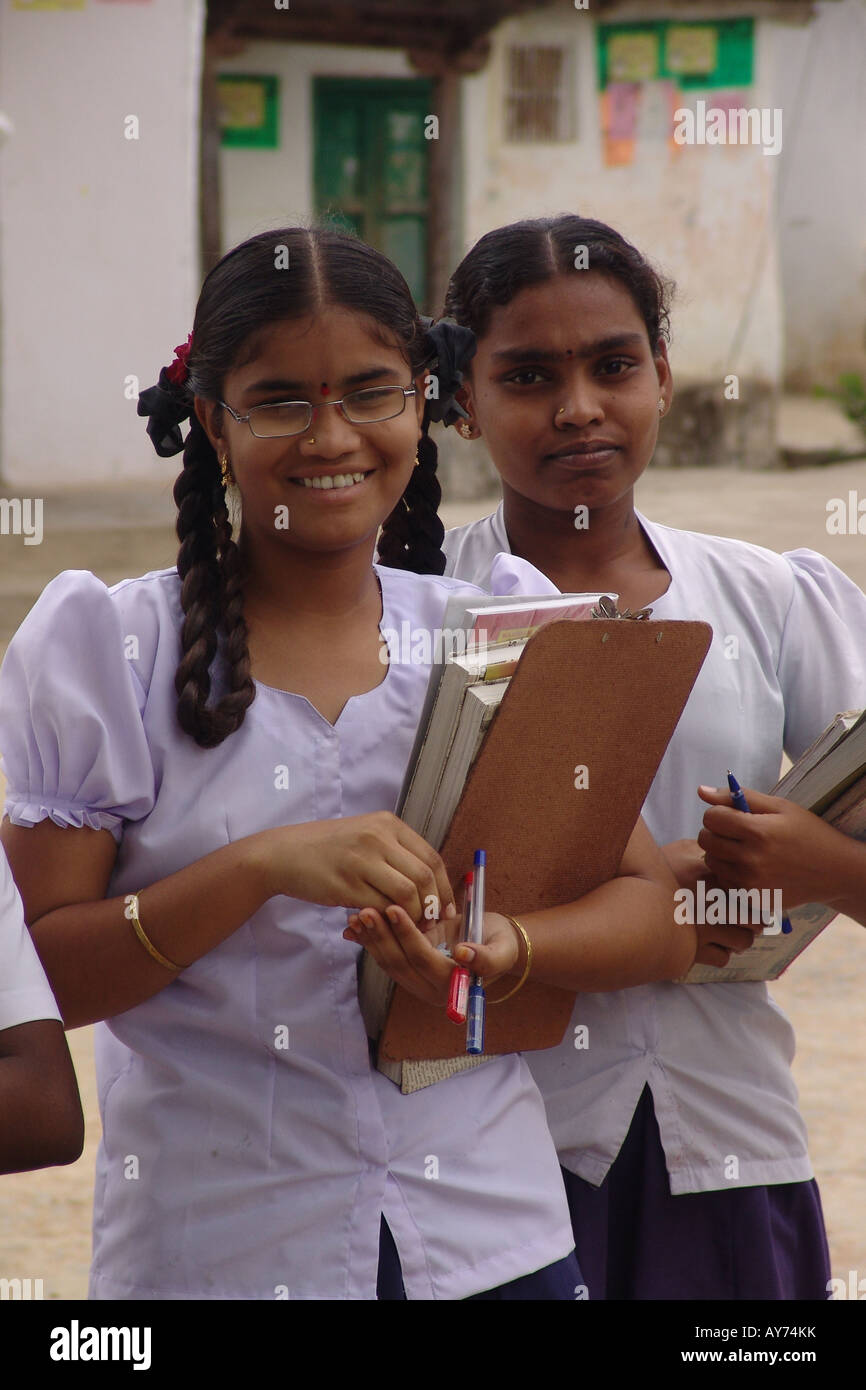 young students student smile school rural people medak learning girls ...