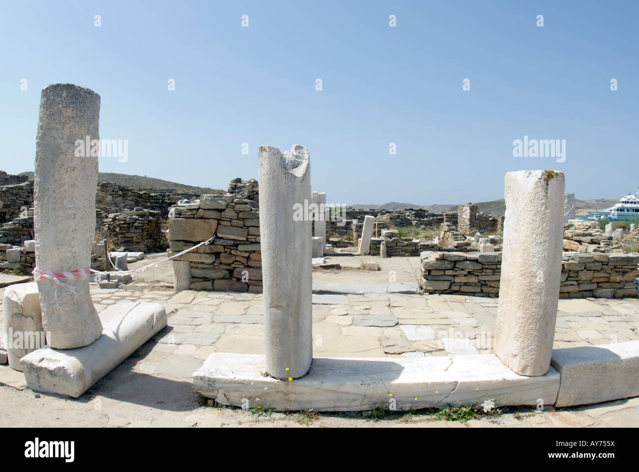 Greece house reconstruction hi-res stock photography and images - Alamy