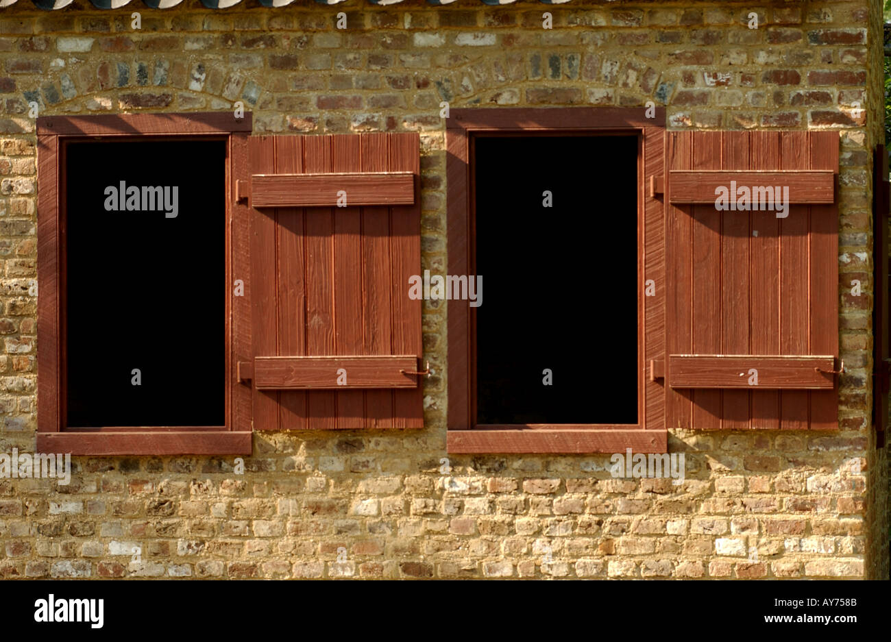 Architectural detail of actual preserved slave quarters at The Boone ...