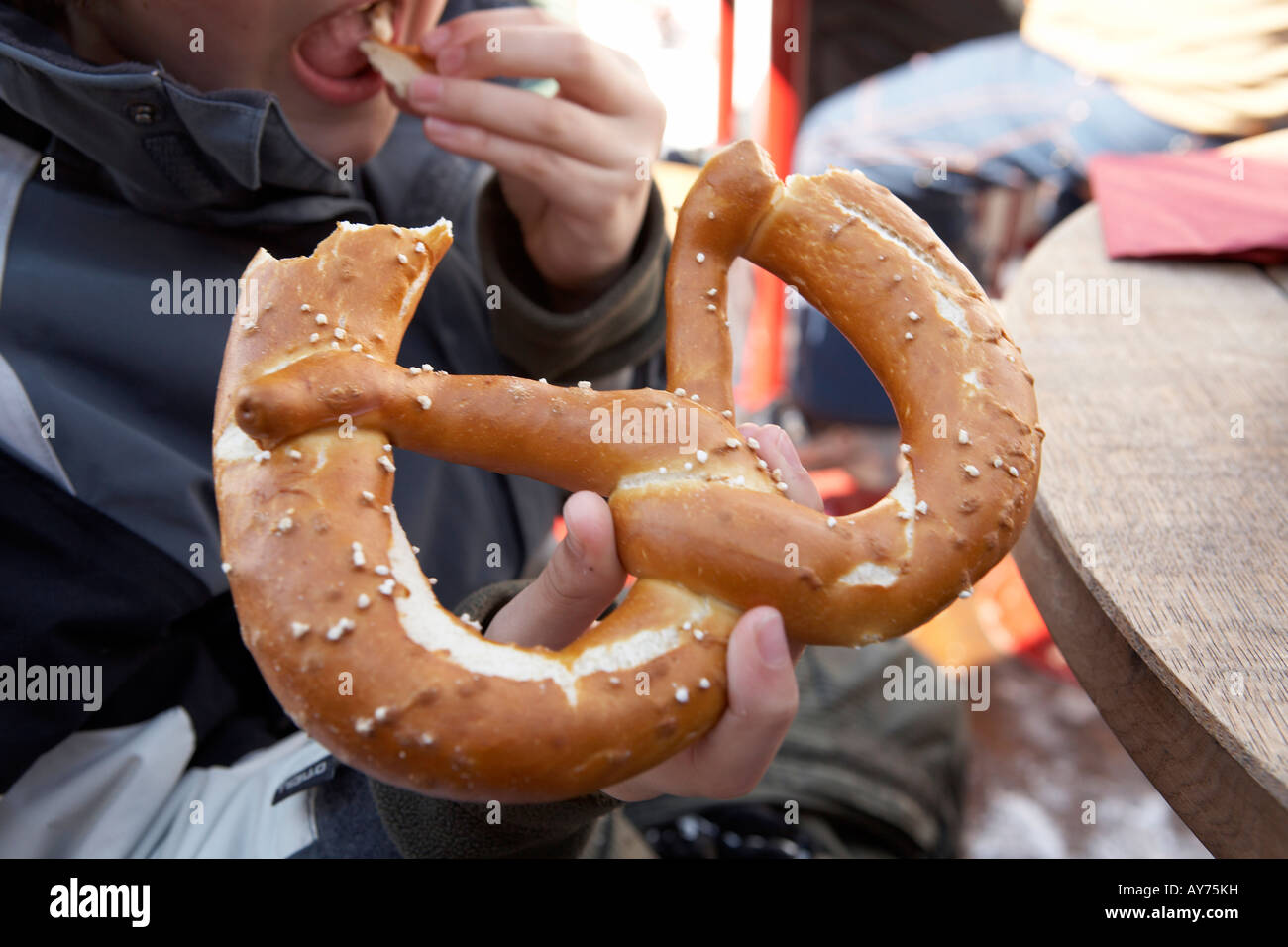 A large Pretzel Stock Photo - Alamy