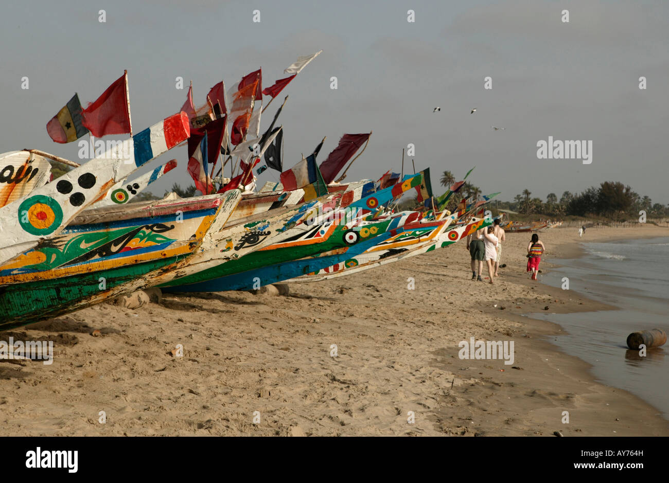Gunjur beach seascape The Gambia West Africa Stock Photo - Alamy