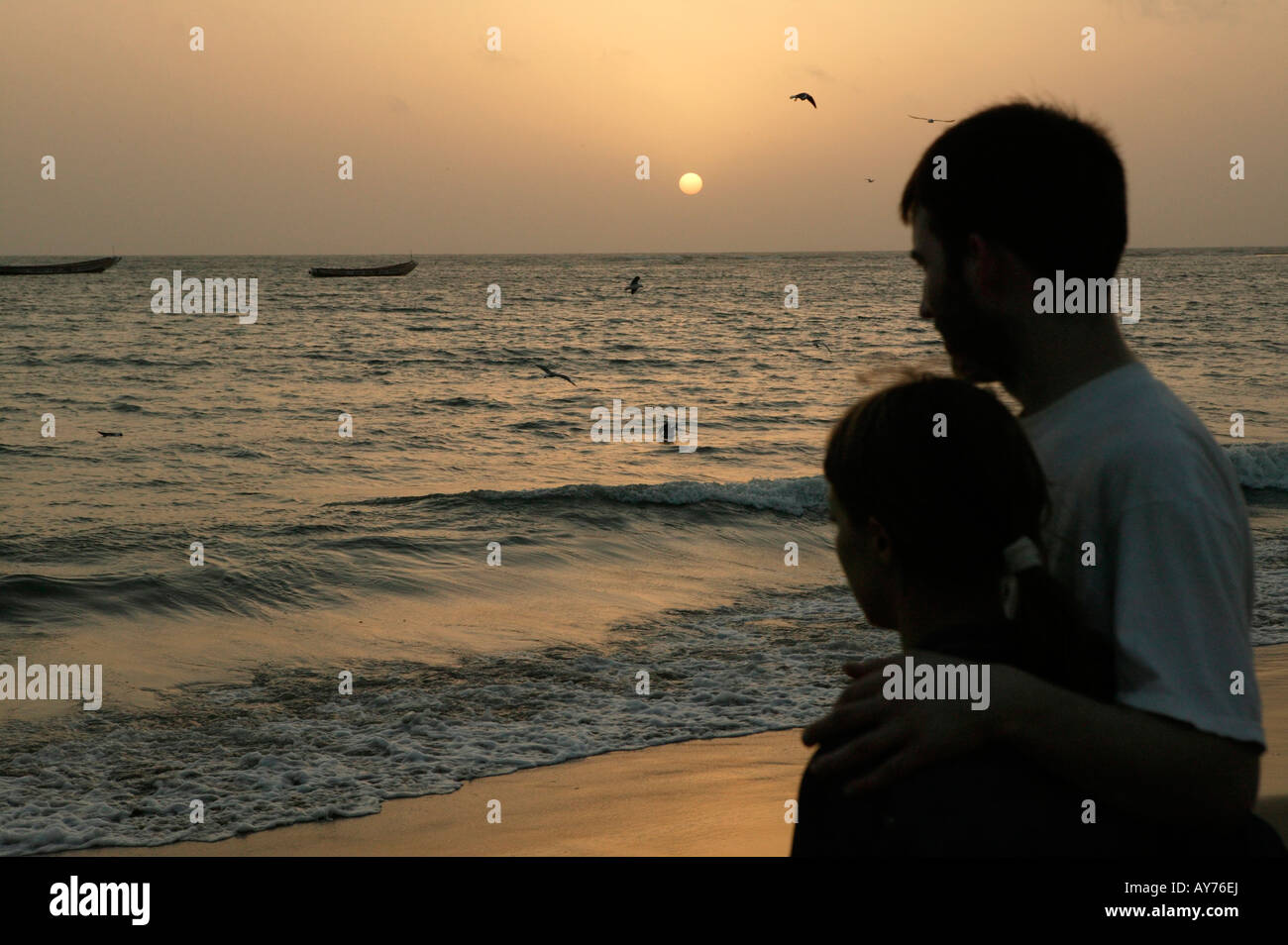 Gunjur beach The Gambia West Africa Stock Photo - Alamy