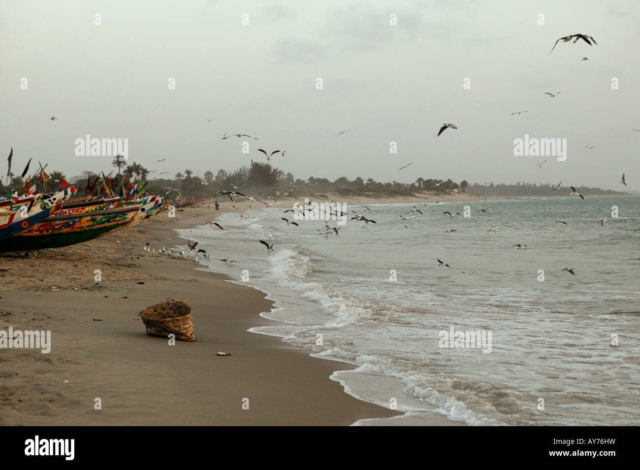 Gunjur beach The Gambia West Africa Stock Photo - Alamy