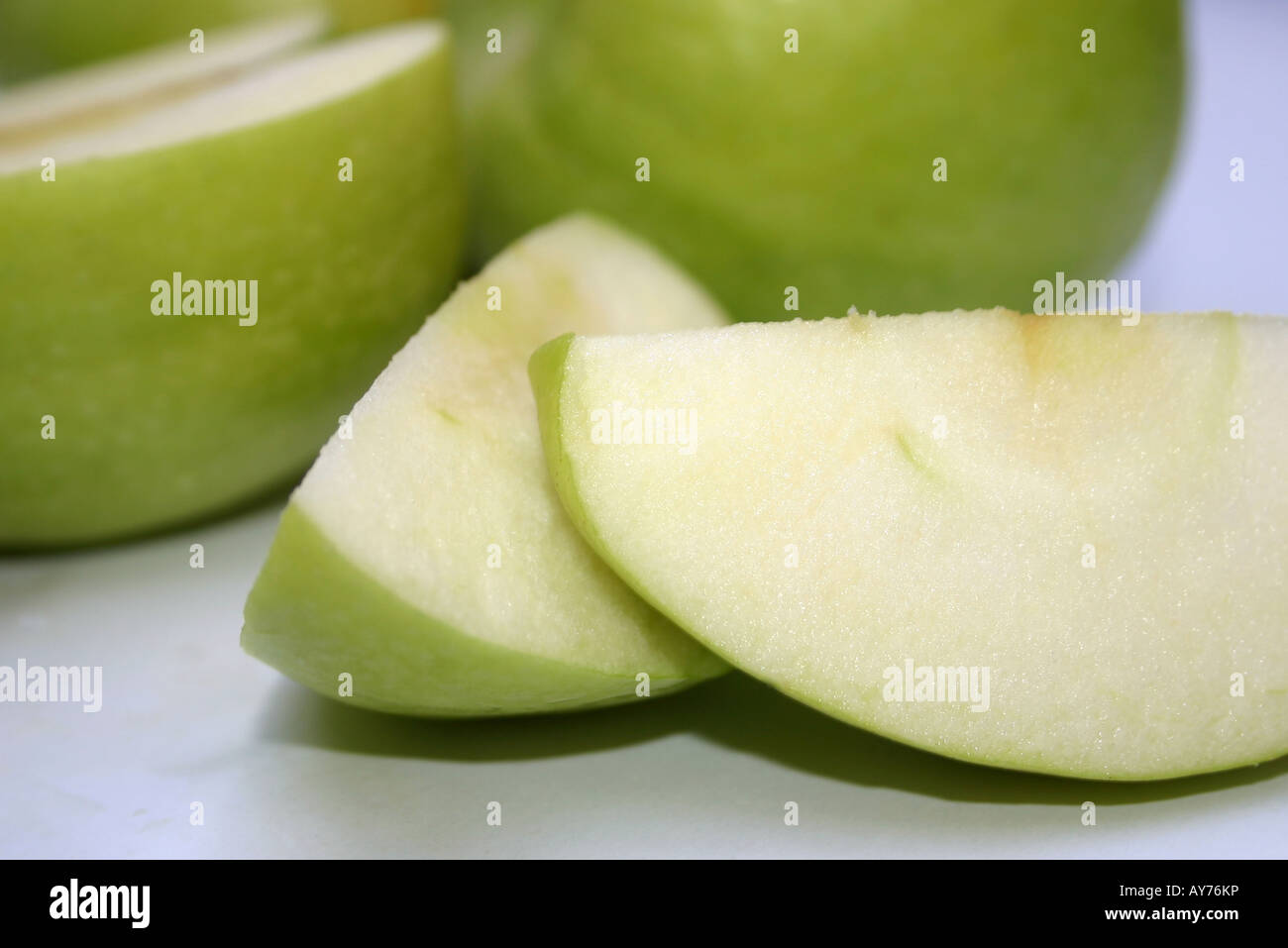 green Spanish apples Stock Photo - Alamy
