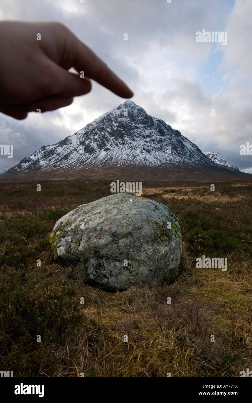 Buachaille Etive Mòr Scottish Gaelic Buachaille Eite Mòr Stock Photo ...