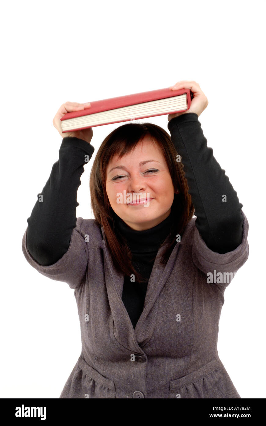 Woman lifting red gray hi-res stock photography and images - Alamy