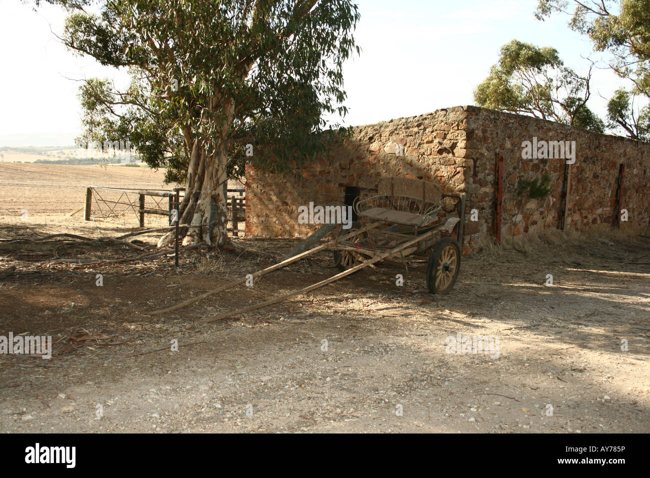 On old jinker about 50 years old discovered on a farm in Australia ...