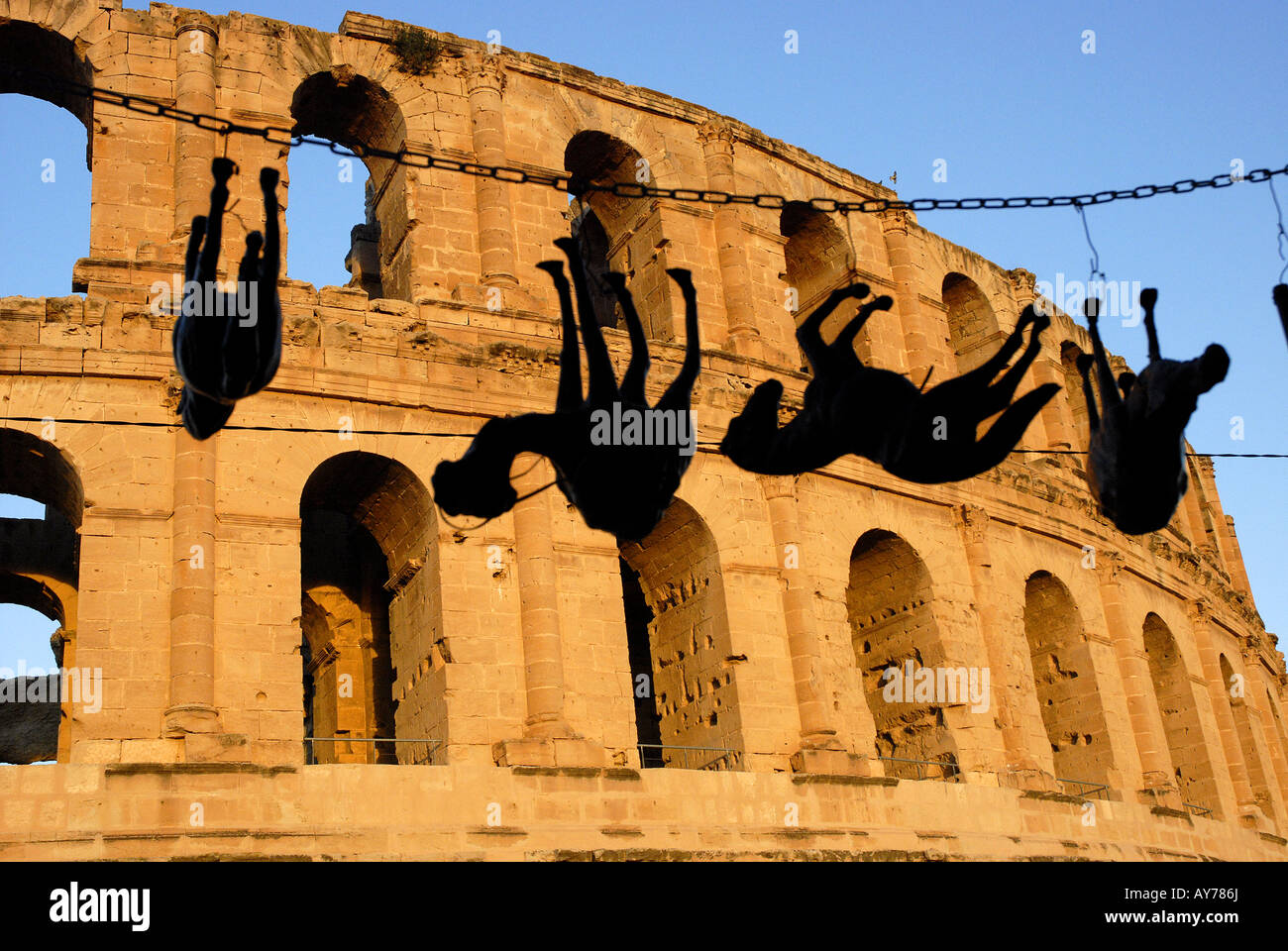 Local handicraft Roman amphitheatre El Djem Tunisia Stock Photo - Alamy