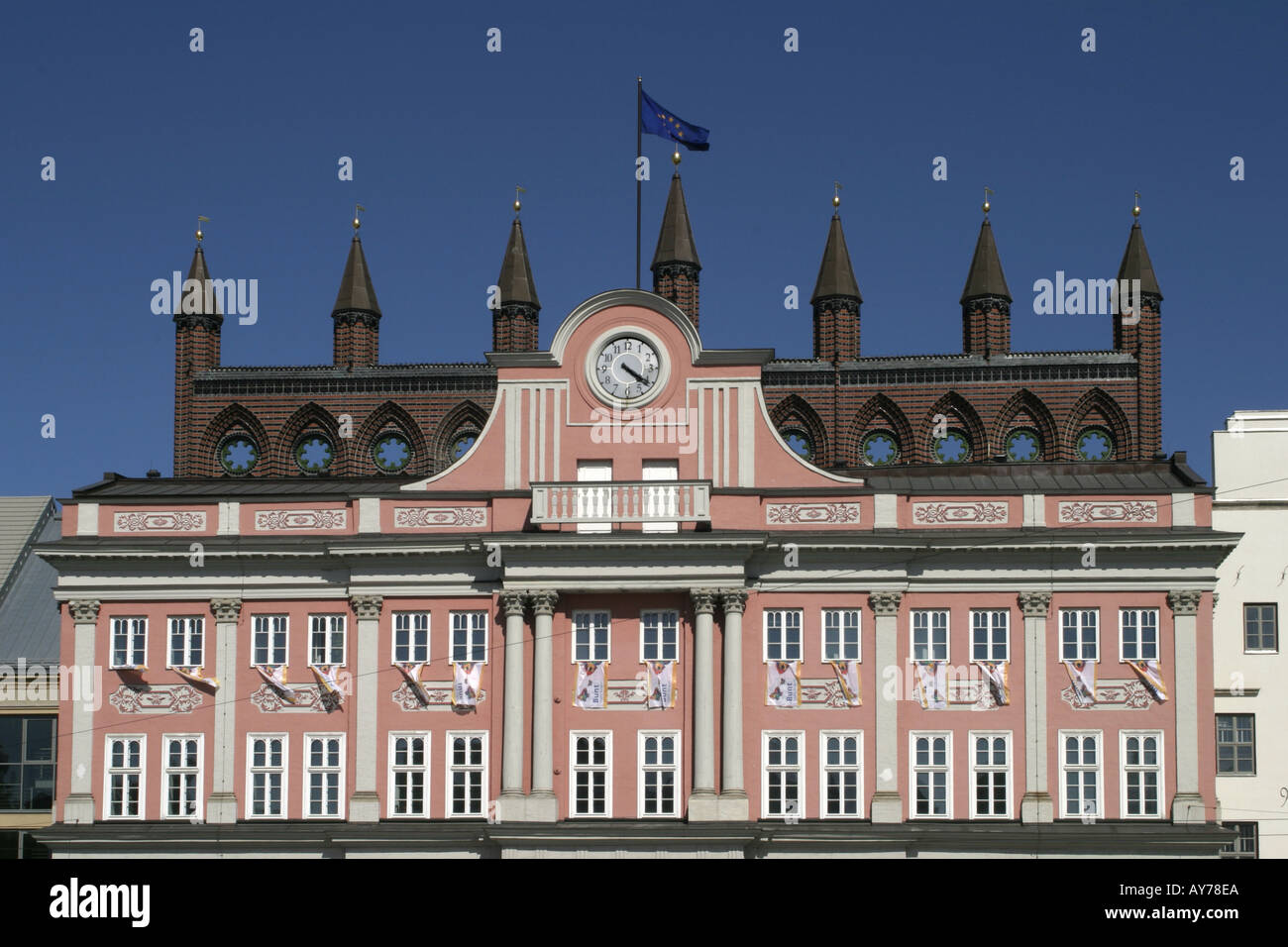 Germany Rostock Rathaus Stock Photo - Alamy