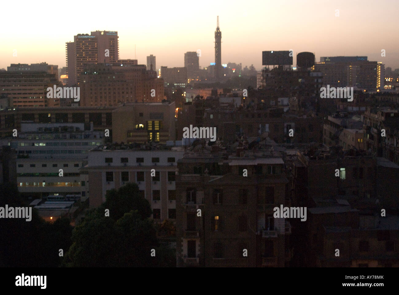 cairo at dusk Stock Photo - Alamy