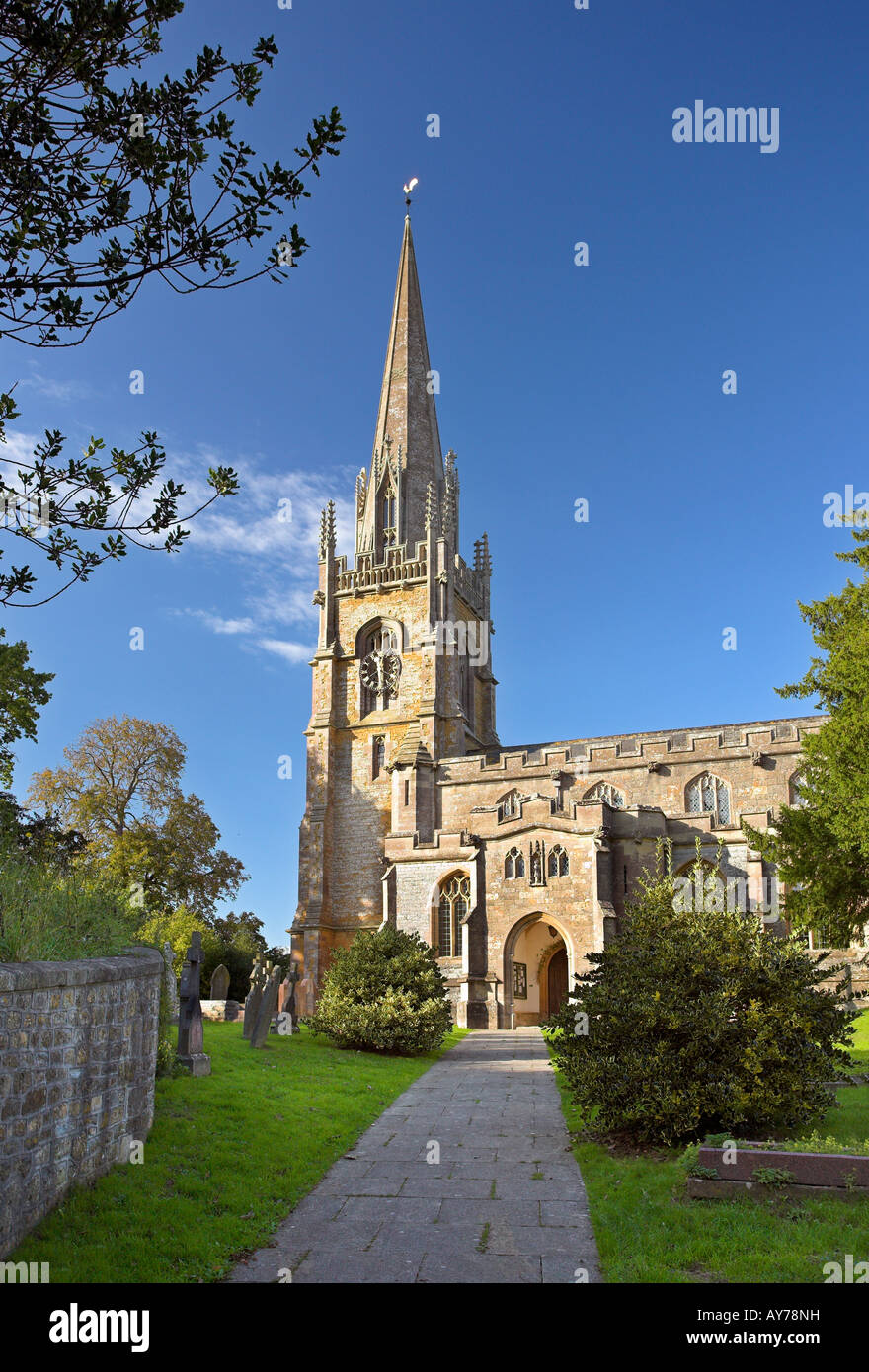 External view of the Church as Castle Cary Somerset England UK Stock ...