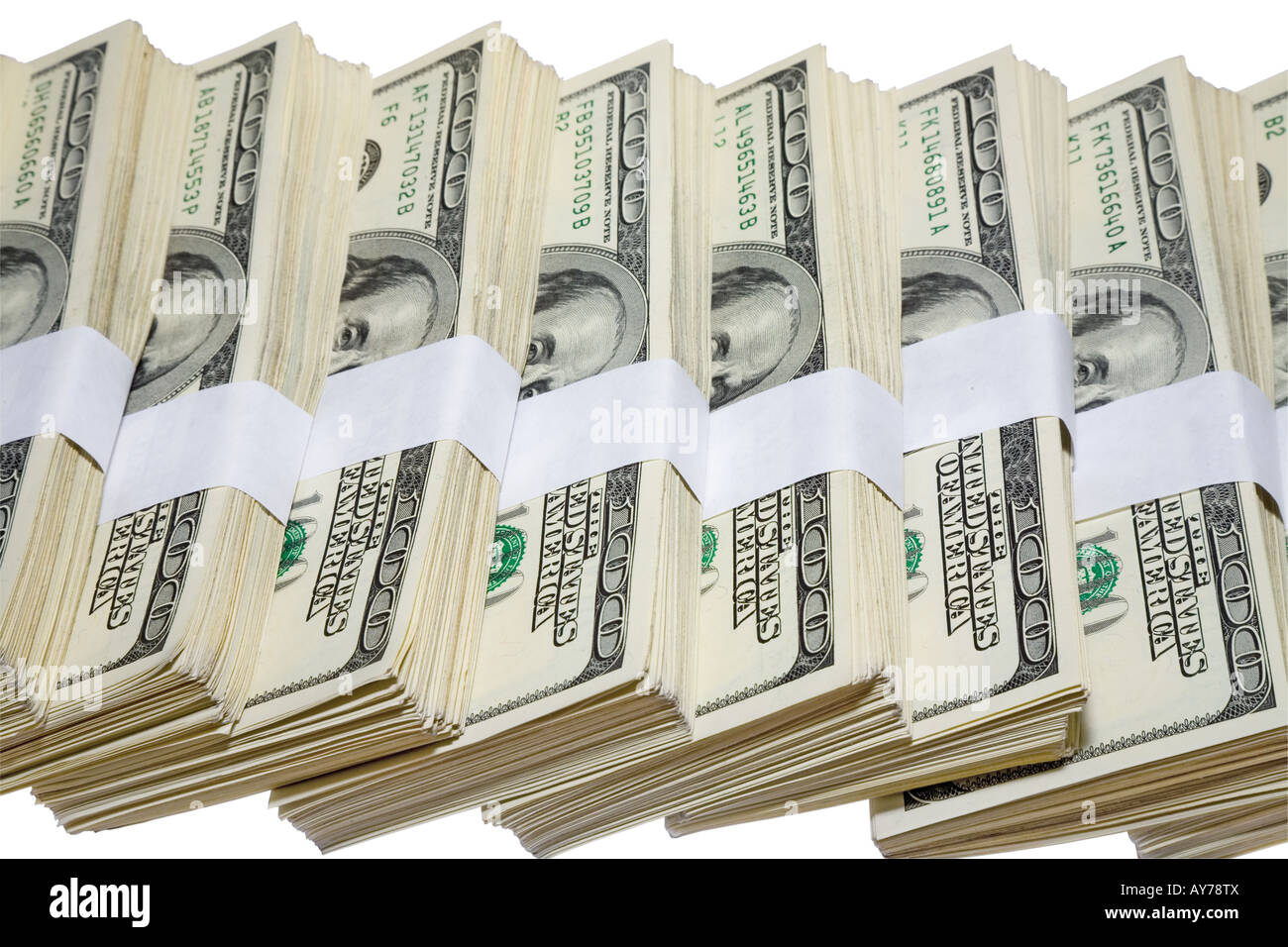 the some thousands US dollars heap with clipping path Stock Photo - Alamy