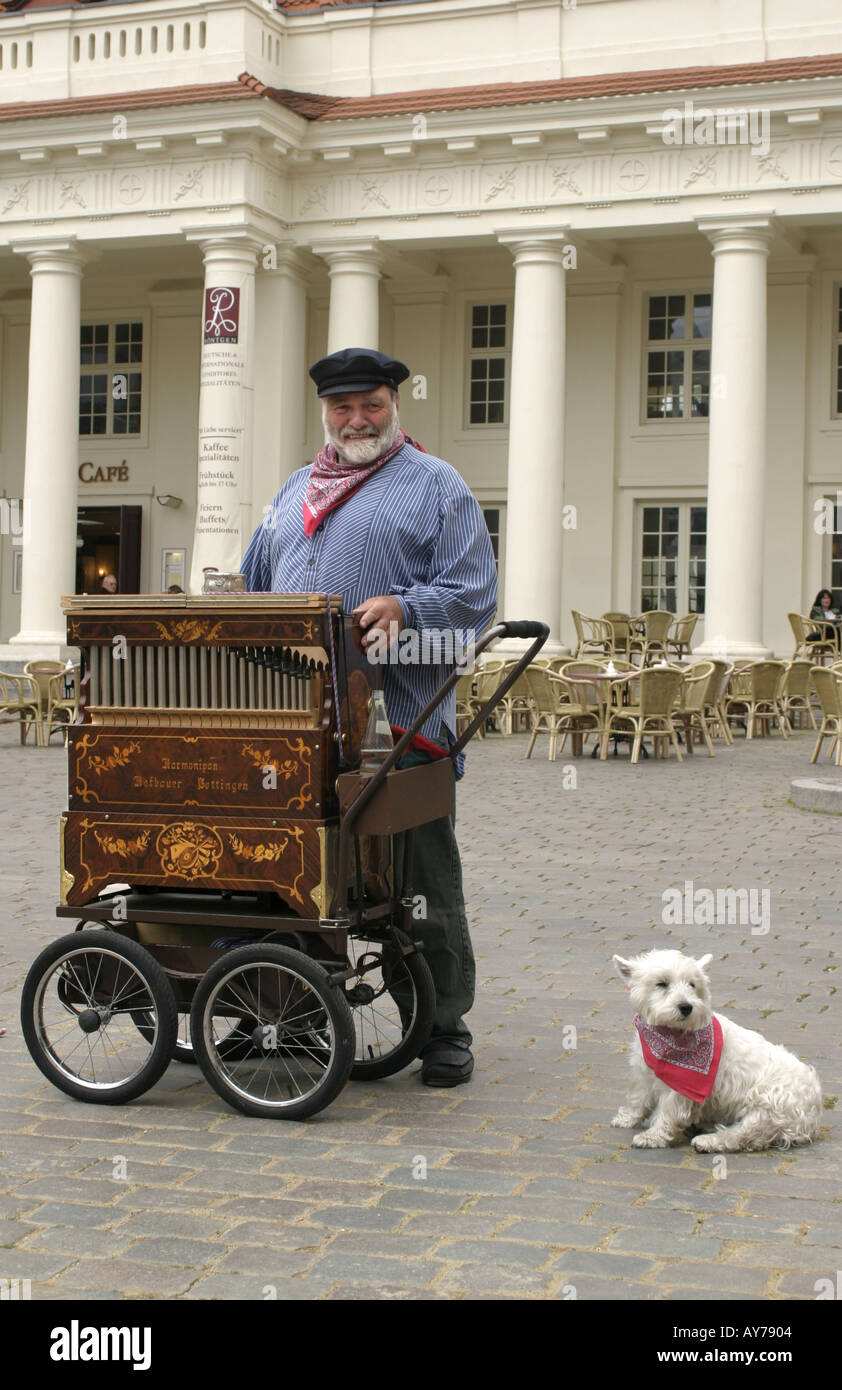 Germany Schwerin Barrel Organ Stock Photo - Alamy