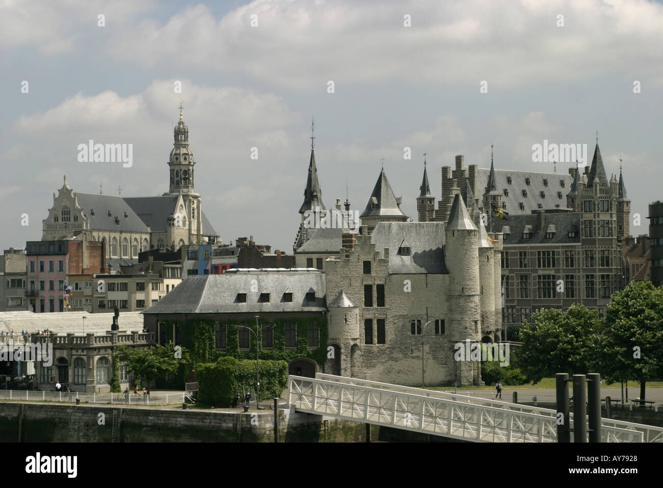 Belgium Antwerp Waterfront Stock Photo - Alamy