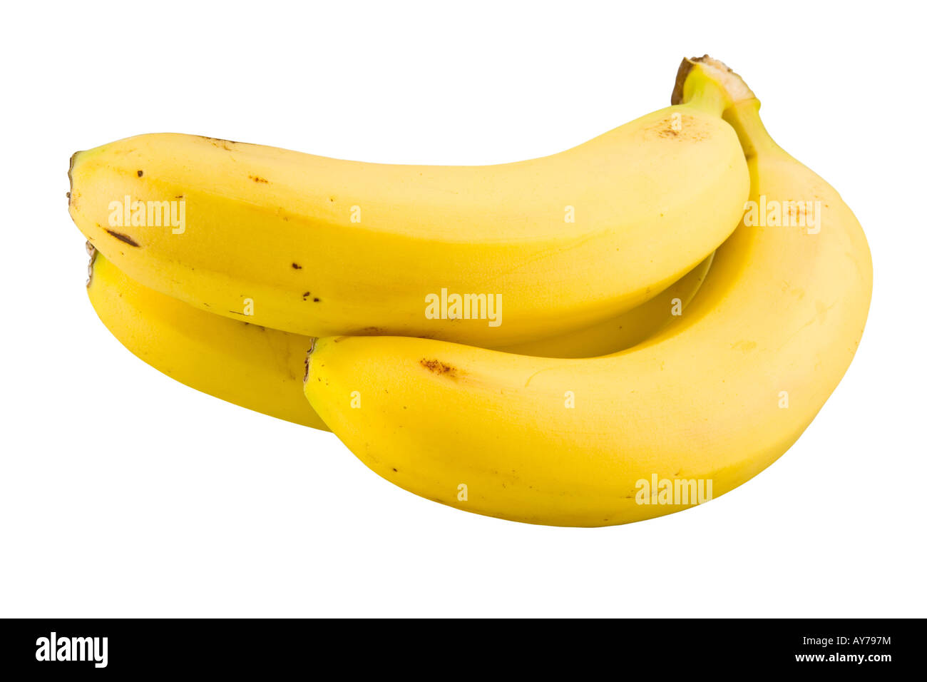 the banana bundle isolated with clipping path Stock Photo - Alamy