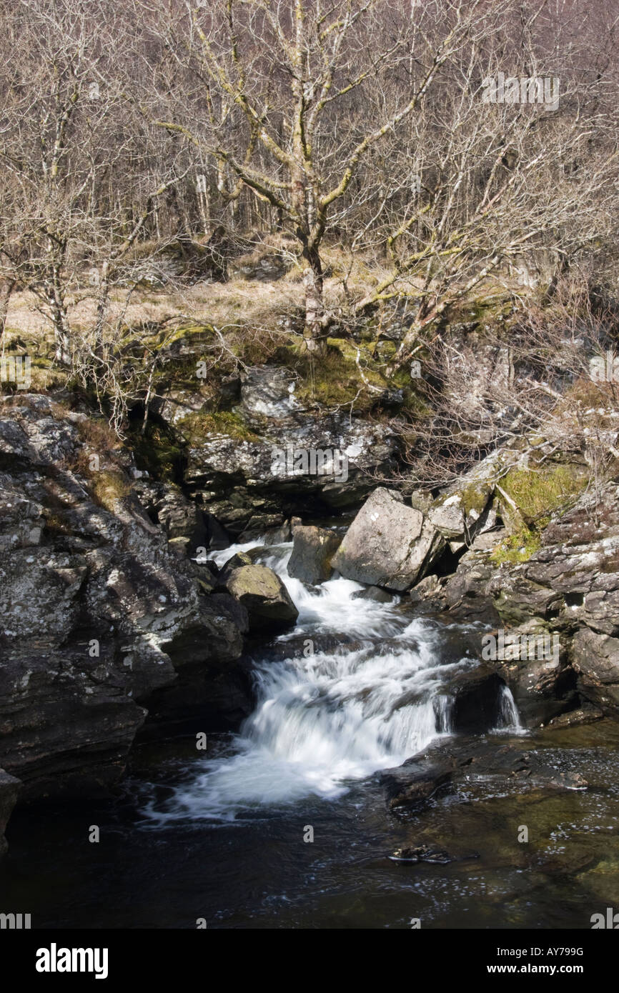 River Orchy Falls Stock Photo - Alamy
