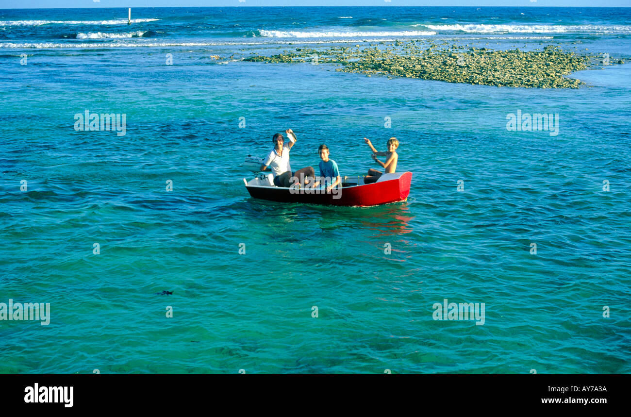 Fishing in the lagoon Cayman Brac, Cayman Islands Stock Photo - Alamy