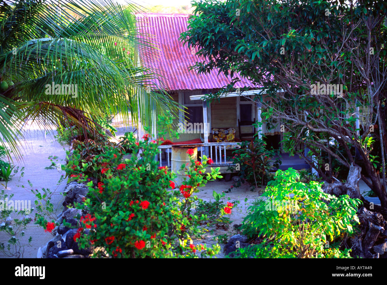 Old style traditional house Cayman Brac Cayman Islands Stock Photo - Alamy