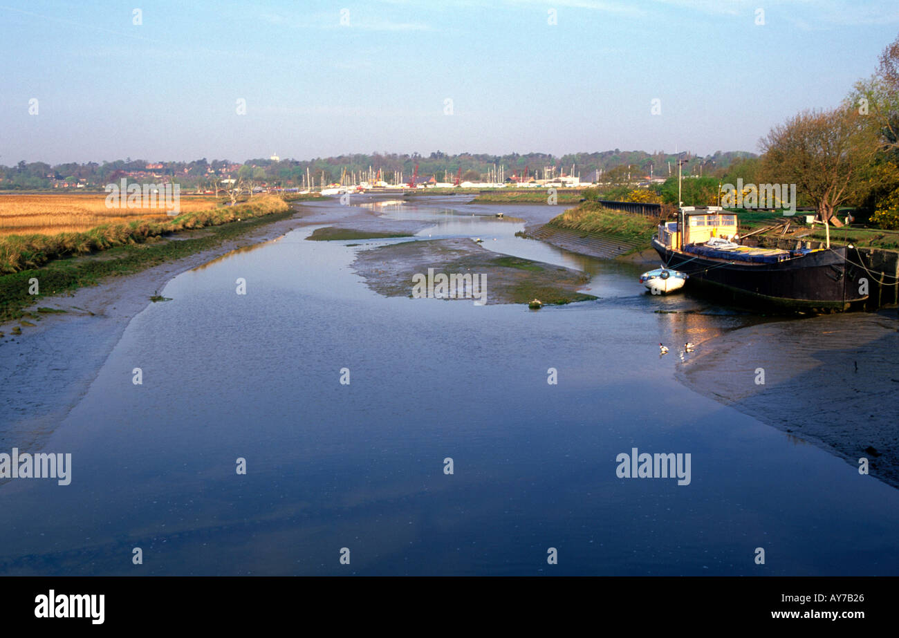 River Deben near Woodbridge Suffolk England Stock Photo - Alamy
