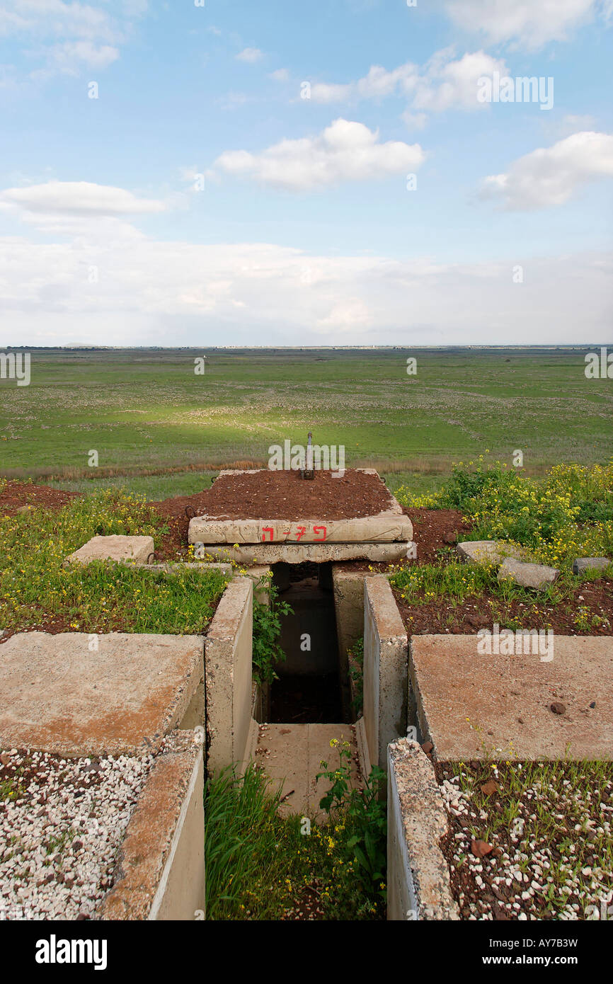 The Golan Heights Tel Saki site of a fierce battle in the Yom Kippur ...