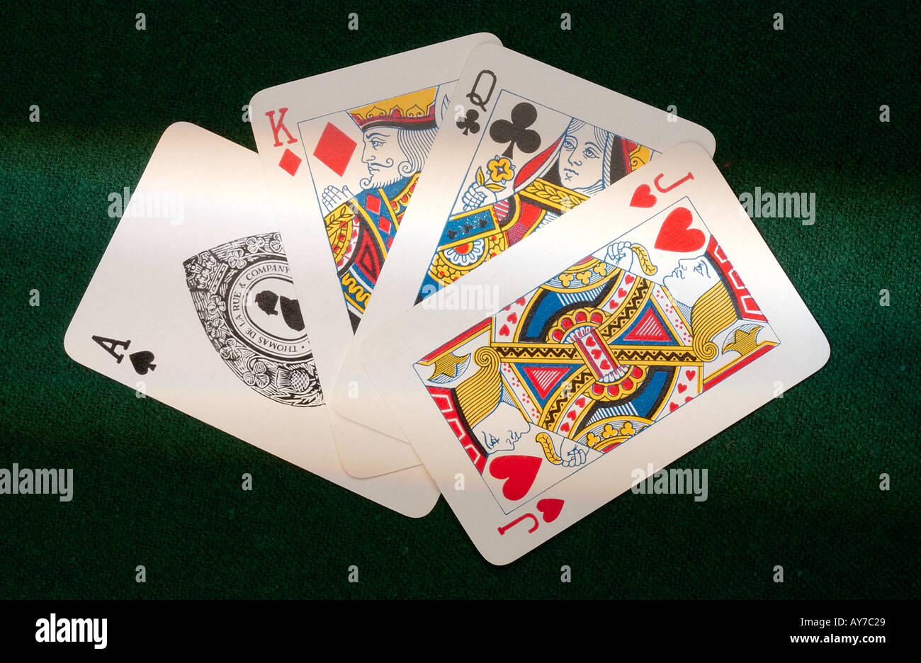 Playing cards fan hi-res stock photography and images - Alamy