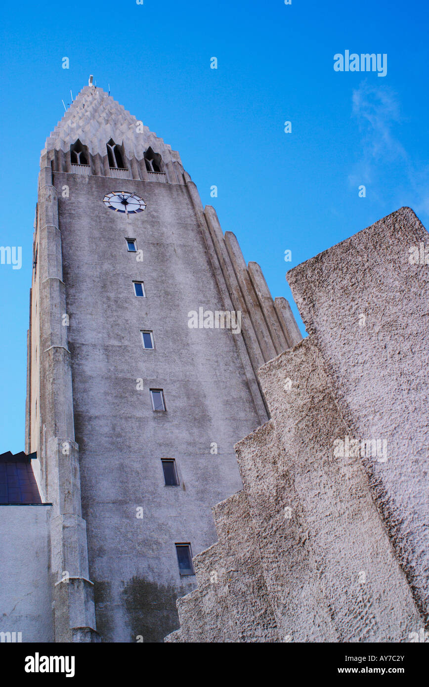 Hallgrimskirkja (Hallgrims Church) Reykjavik, Iceland, in September ...