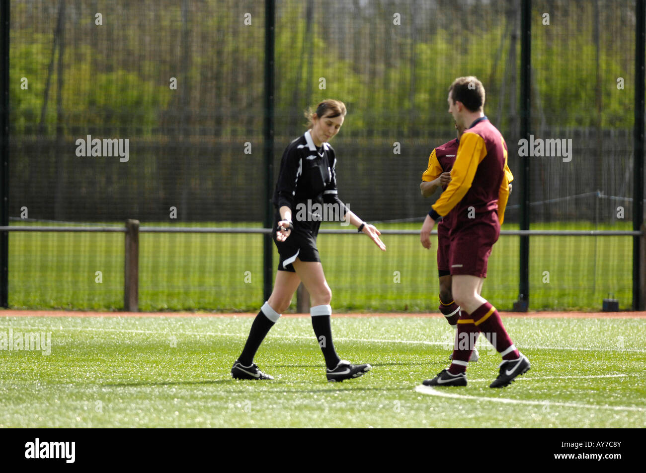 Female Referee Football High Resolution Stock Photography and Images ...
