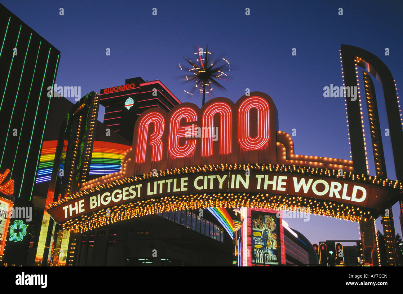 Reno the biggest little city in the world hi-res stock photography and ...