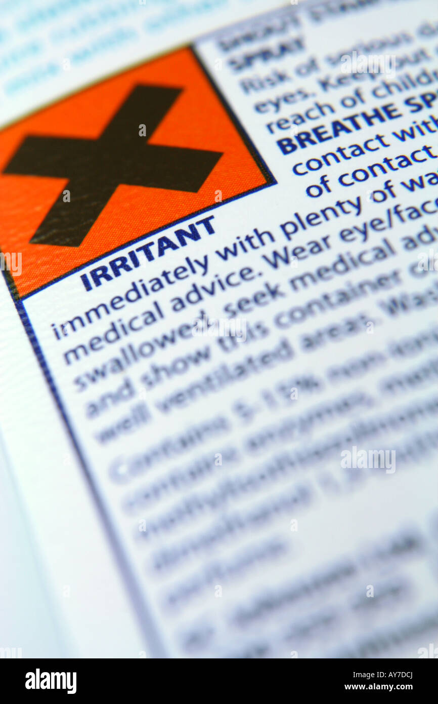 Harmful irritant hi-res stock photography and images - Alamy