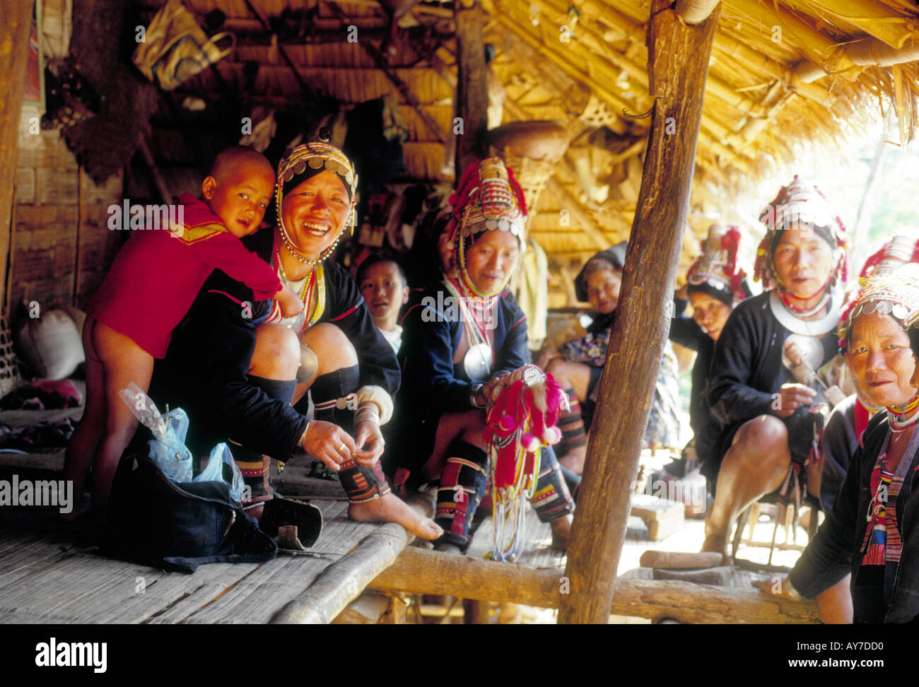 Ahka woman hi-res stock photography and images - Alamy