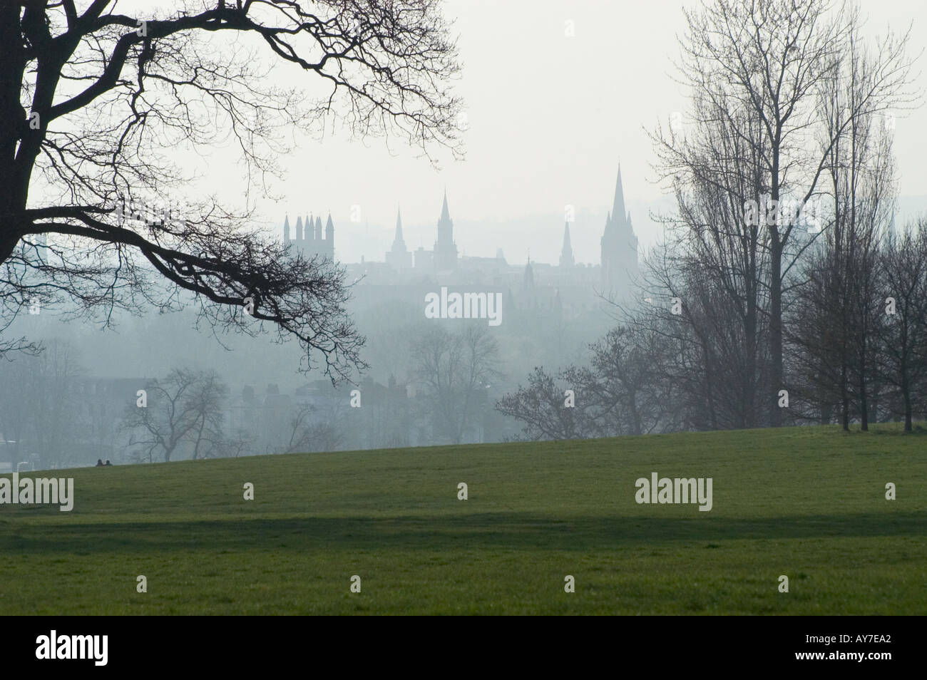 The dreaming spires of Oxford viewed from Southparks Stock Photo - Alamy