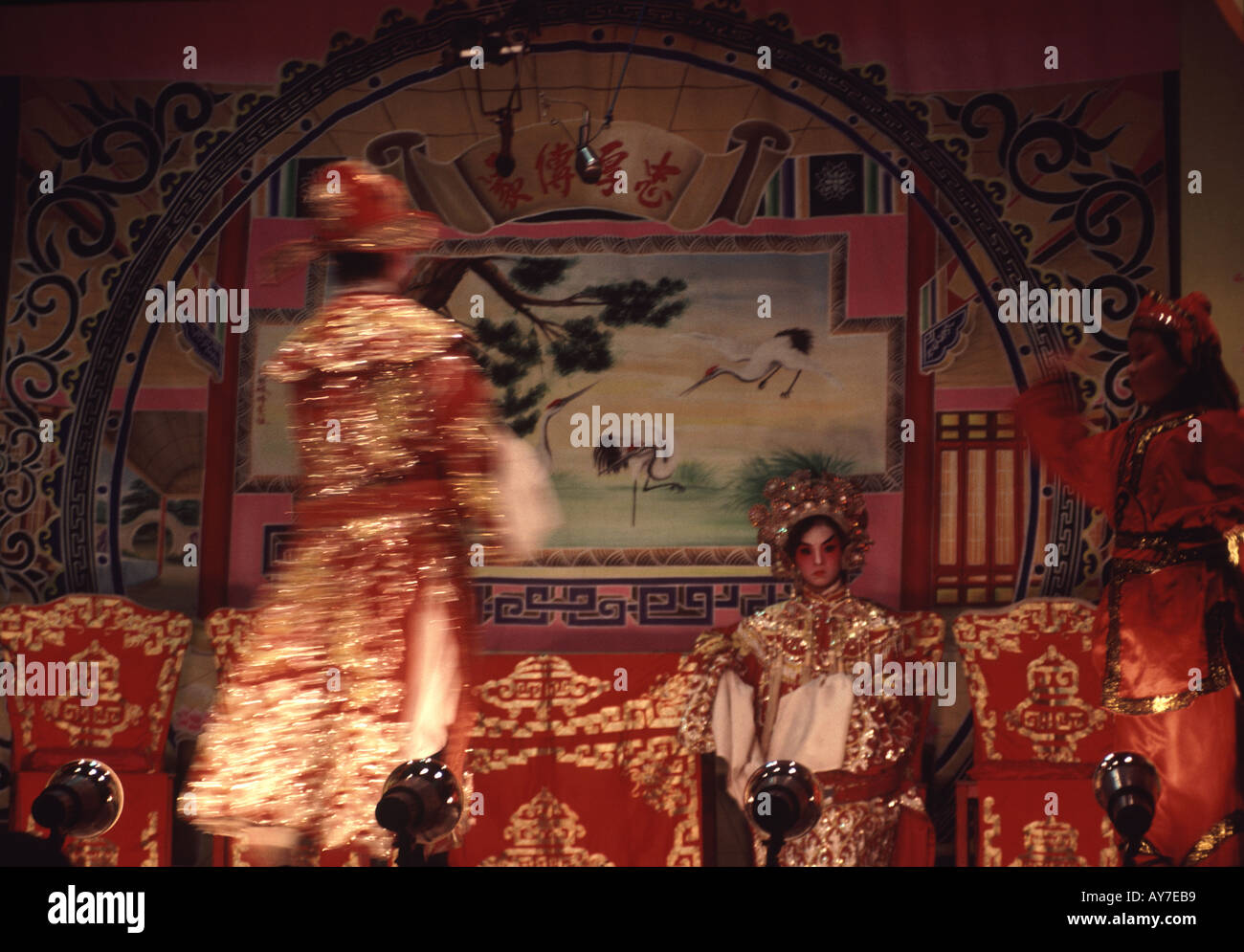 Chinese opera performance in Singapore Stock Photo - Alamy