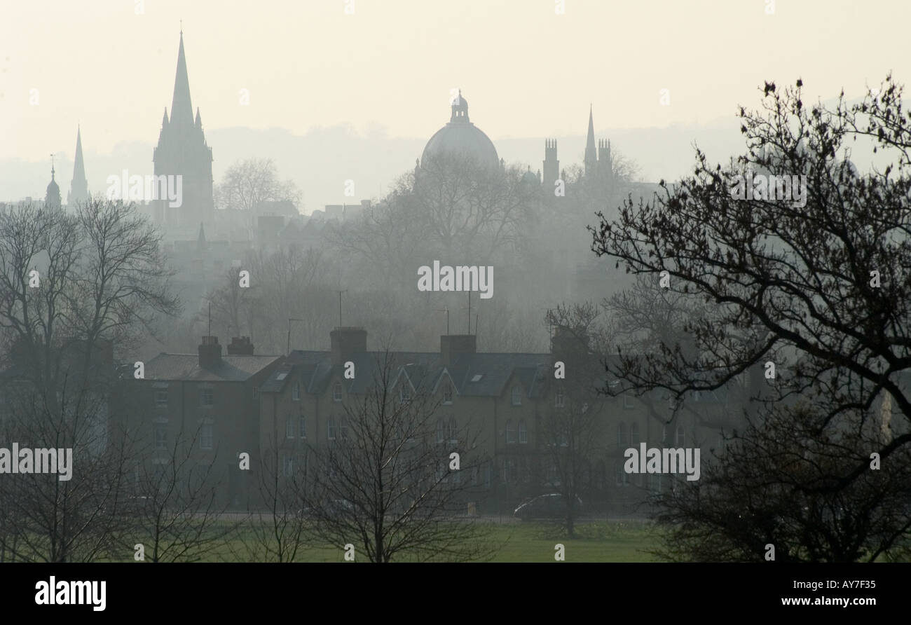 The dreaming spires of Oxford viewed from Southparks Stock Photo - Alamy
