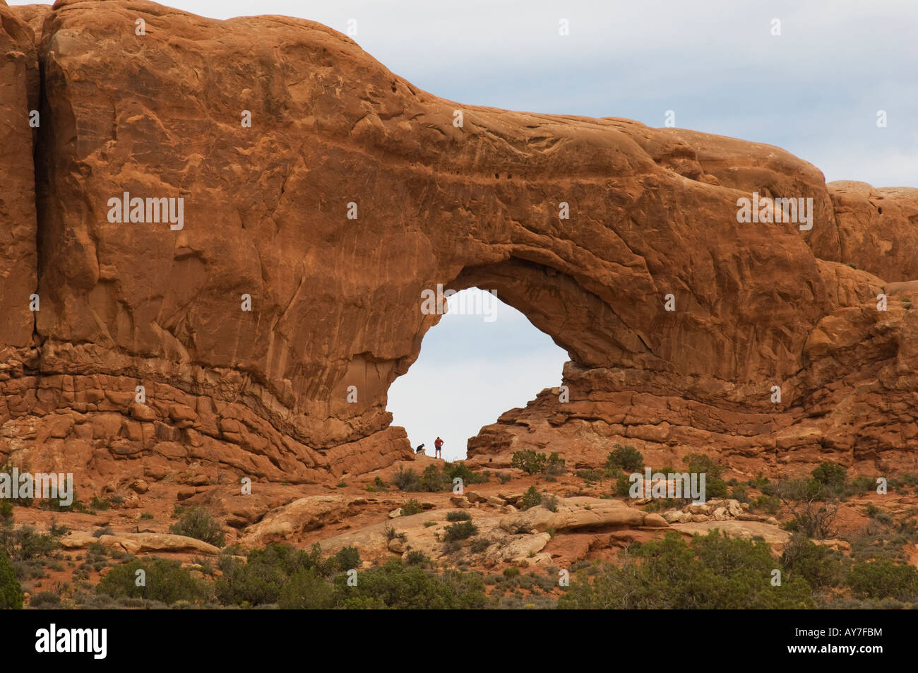 North Window, The Windows Section, Arches National Park Stock Photo - Alamy
