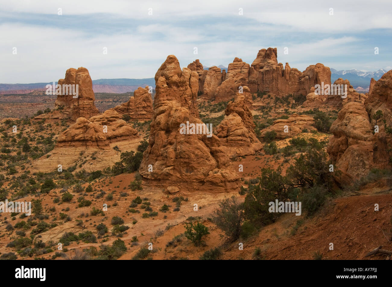 The Windows Section, Arches National Park Stock Photo - Alamy