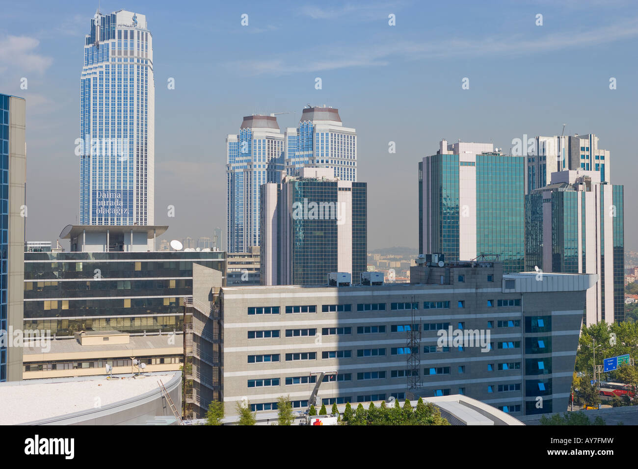 Skyscrapers in Levent Istanbul Turkey Stock Photo - Alamy